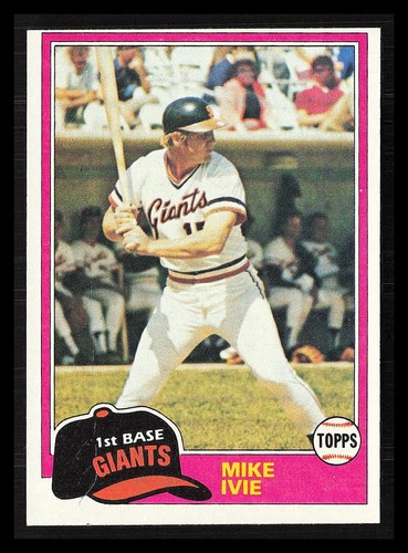 Mike Ivie 1981 Topps #236 San Francisco Giants | eBay