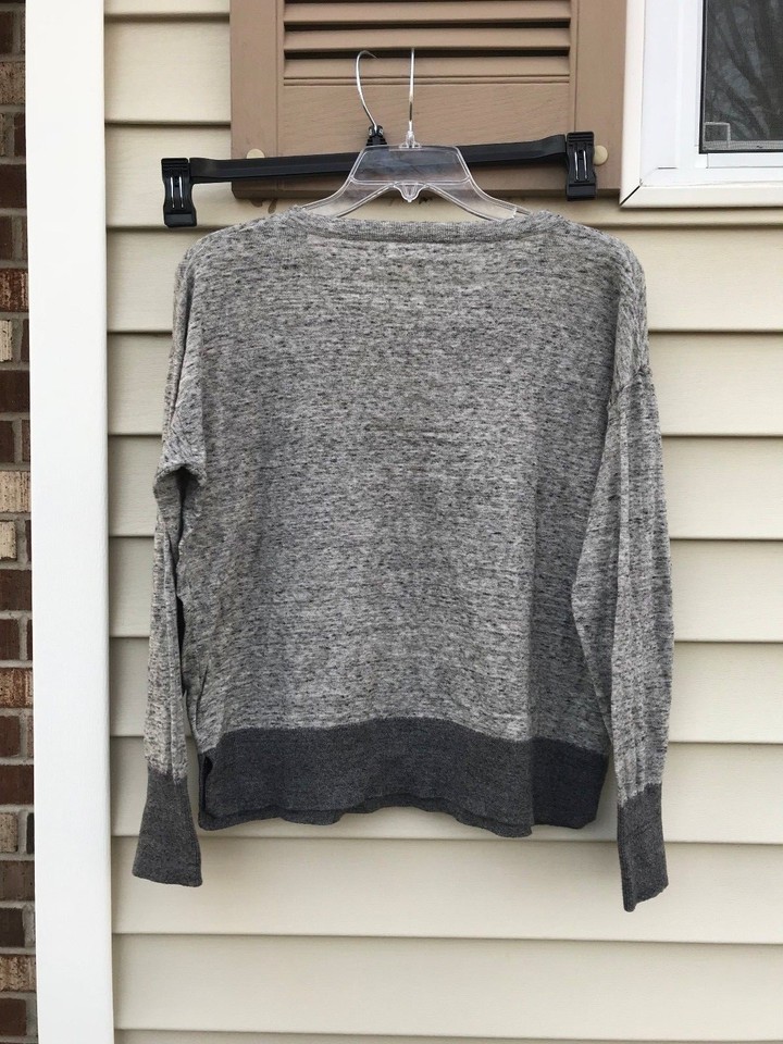 Gap Designed And Crafted GRAY HEATHER Sweater Size M | eBay