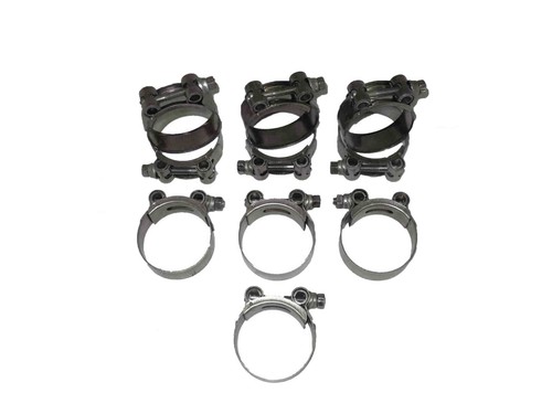 MIKALOR 26-28MM HEAVY DUTY HOSE CLAMP CLIP BOOST WATER HOSE PACK OF 10 ...