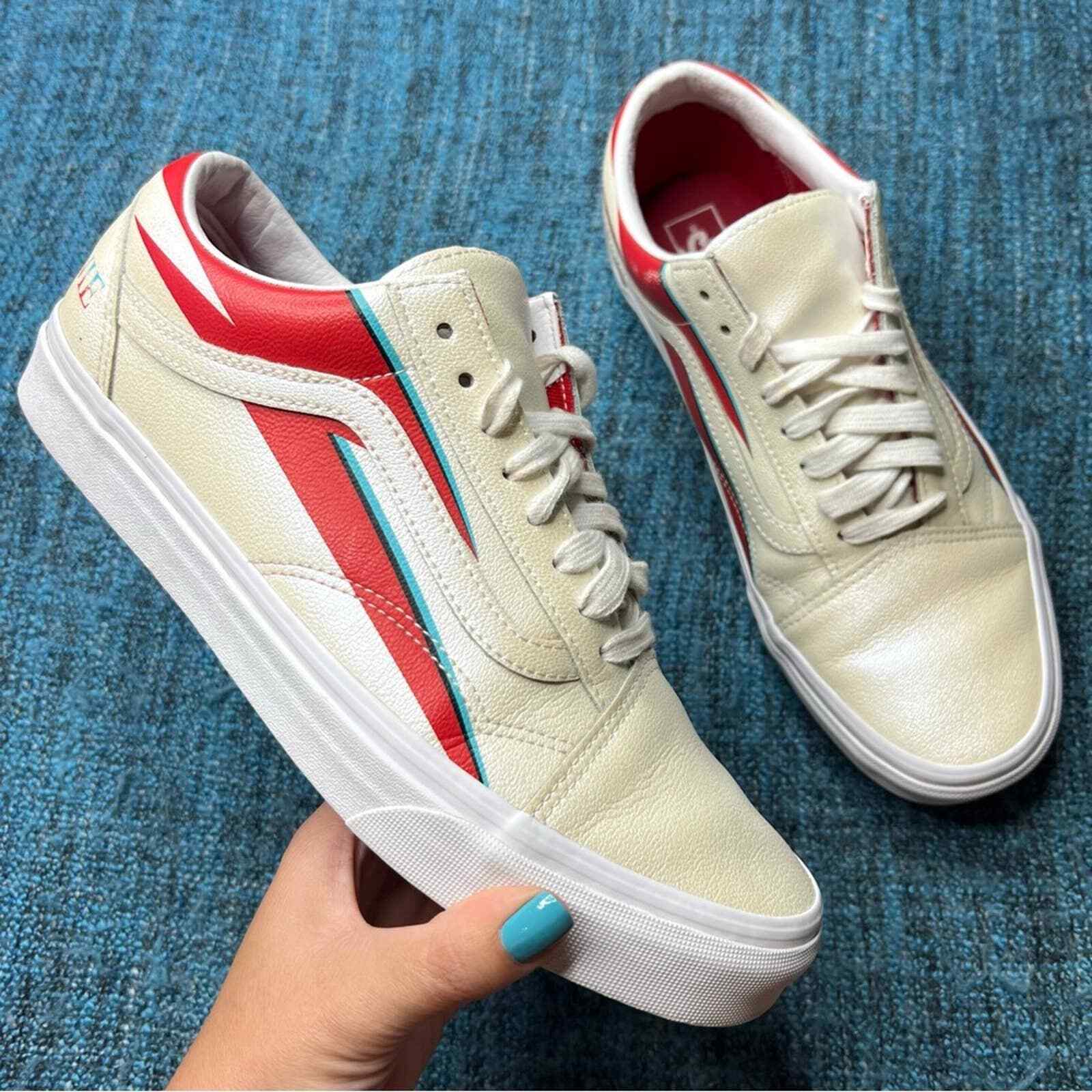 RARE Vans x David Bowie Old Skool Aladdin Sane Sneake… - Gem