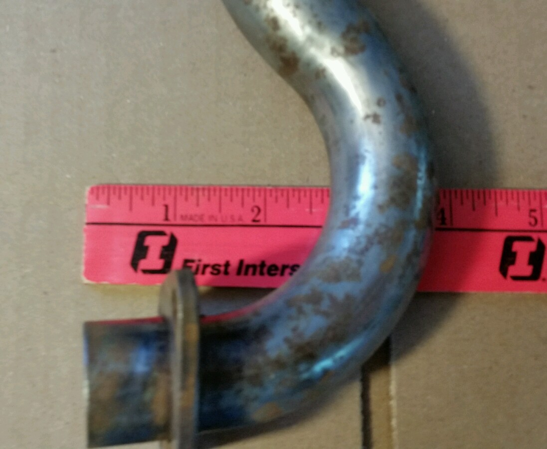 154-2159 ONAN EXHAUST ADAPTER TUBE 1-1/8 "OD PIPE " FLANGE BOLT HOLES 2 ...
