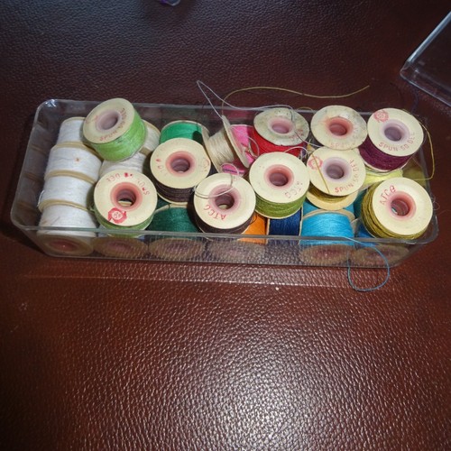 40 Vintage Cardboard Sewing Bobbins American Thread Co. ATCO F 40 | eBay
