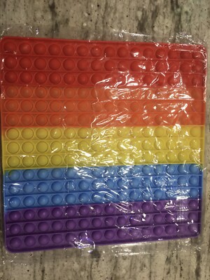 XL 30cm Bubble Square Popper Fidget *Jumbo Popit 225 Pops Push ...