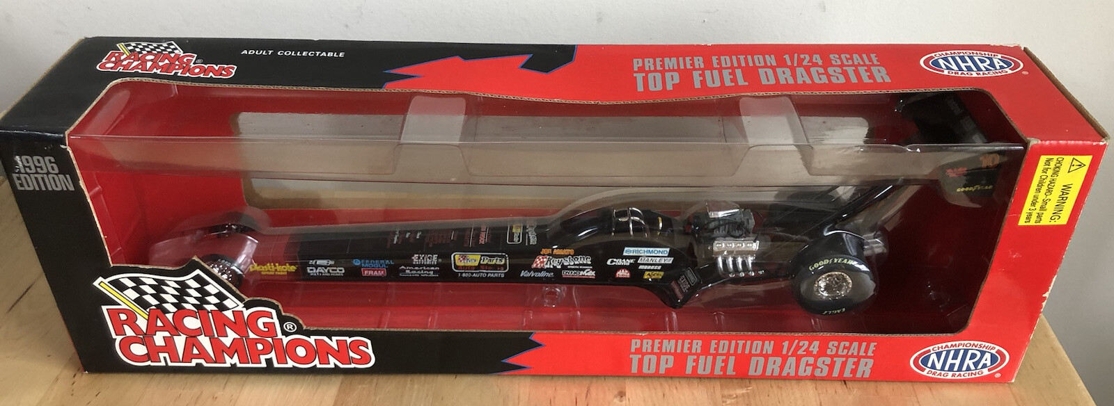 Racing Champions NHRA Drag Racing Car 1:24 Scale Top Fuel Dragster Die ...