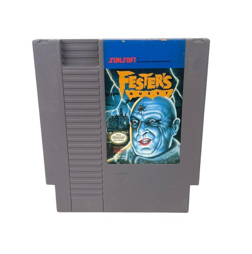 FESTER’S QUEST Addams 1989 Nintendo Entertainment System NES Cartridge ...