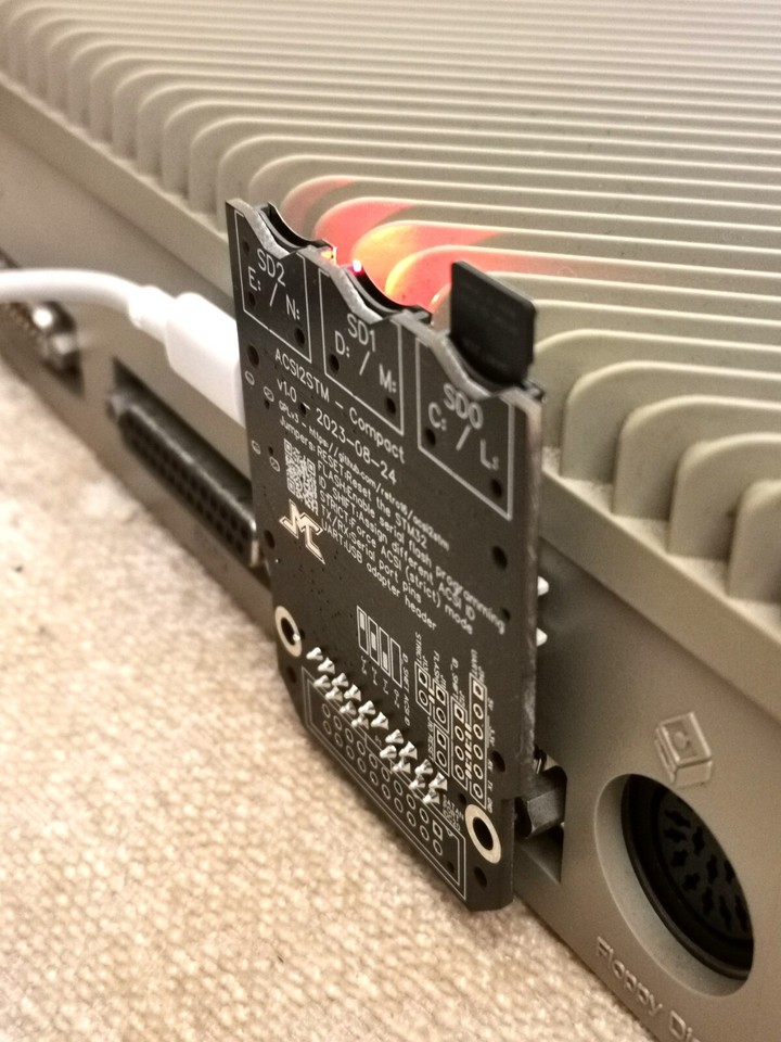 ACSI2STM COMPACT HARD DRIVE EMULATOR FOR ATARI ST STF STFM STE MEGA ST ...