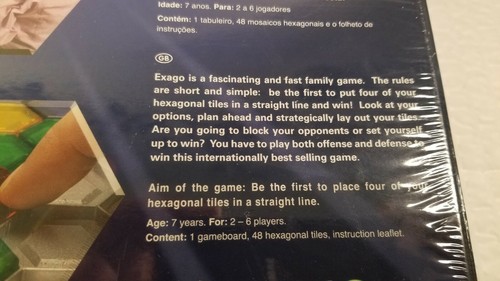 NEW EXAGO Family Game of Strategy by Goliath 2 to 6 Players Ages 7 ...