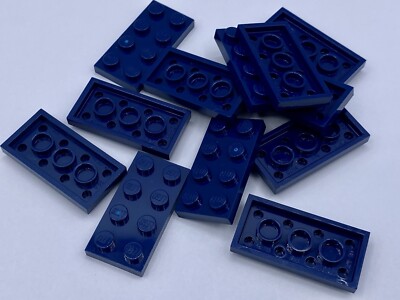 LEGO Parts Lot x (12) Ct ~ Dark Blue 2 X 4 PLATE ~ No# 3020 ~ | eBay