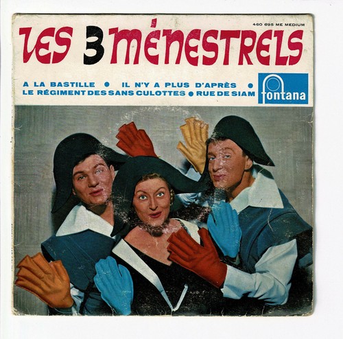 The 3 Minstrels Vinyl 45 RPM EP at Bastille - ...Without Pants ...
