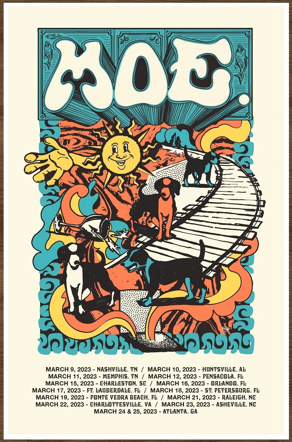 MOE Spring 2023 Tour Ltd Ed New RARE Poster Display! Jam Rock ...