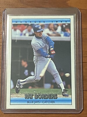 1992 Donruss Toronto Blue Jays Baseball Card #379 Pat Borders | eBay
