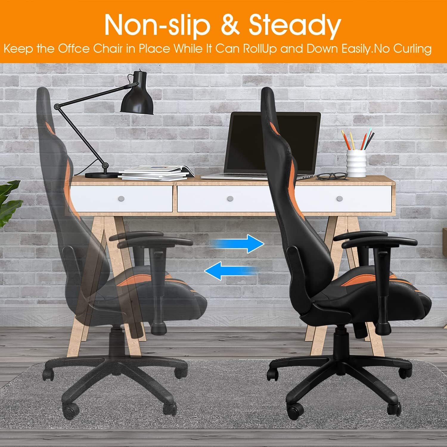 Protective Mat for Tile Hardwood Floor Rolling Desk Chair Gaming No ...