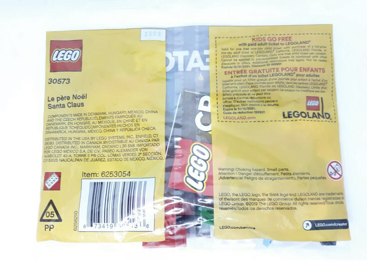 Lego 30573 Creator Santa Clause 67 PCs Christmas Sealed New Christmas ...