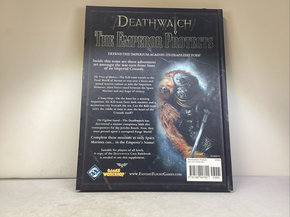 Warhammer 40k- Deathwatch The Emperor Protects RPG book MS101223 | eBay