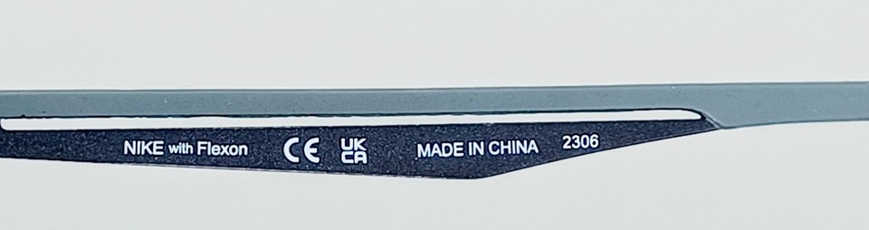 NIKE WITH FLEXON 4313 070 Eyeglasses SATIN GUNMETAL New Semi-rimless 54 ...
