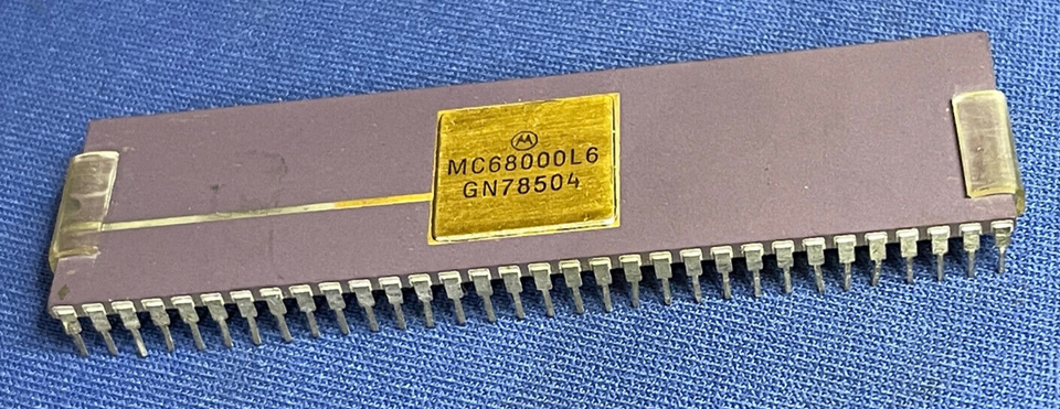 MC68000L6 CPU MOTOROLA VINTAGE 1983/85 64-Pin 68000 16-Bit MC68000L ...