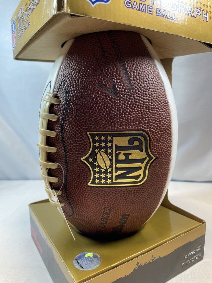 NEW! Wilson "The Duke" Official NFL Authentic Game Ball Leather ...