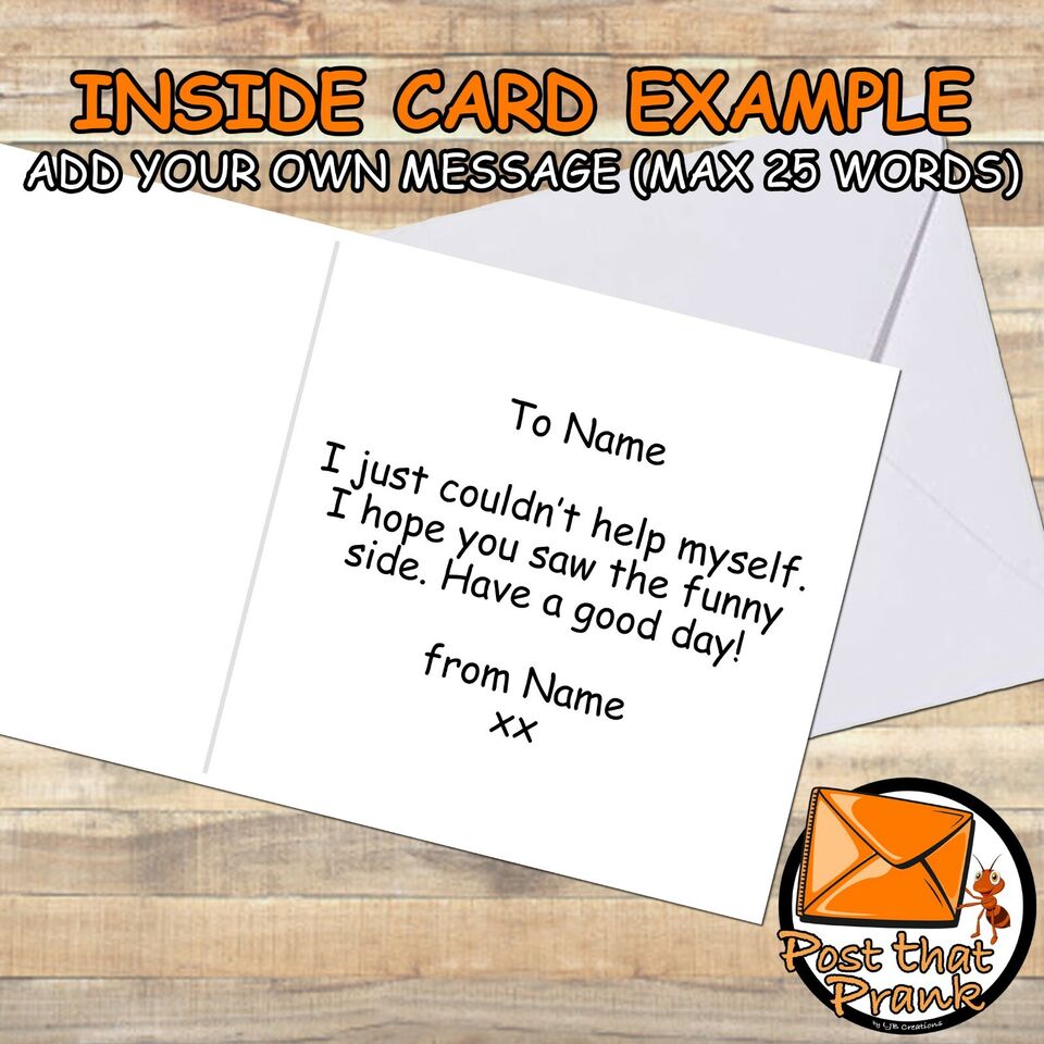 Funny SNIFF KNICKERS Post Prank Mail Postal Package Adult Joke Birthday ...