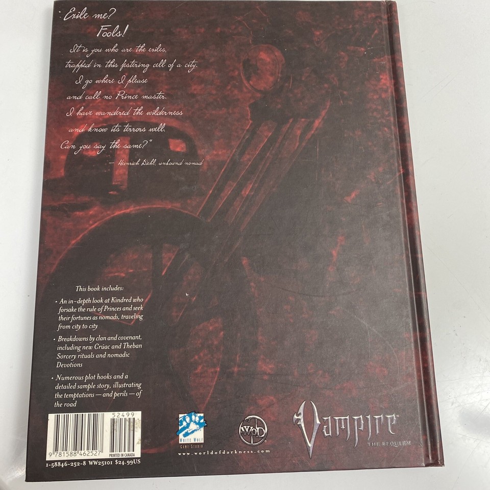 Nomads Vampire The Requiem World Of Darkness Sourcebook RPG WOD | eBay