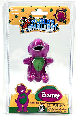 World's Smallest BARNEY The Purple Dinosaur Childs TV Stuffed Lyons ...