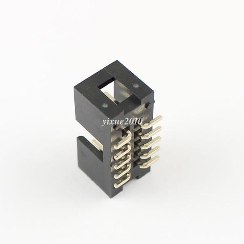 20Pcs 2.54mm 2x5 Pin 10 Pin SMT SMD Male Shrouded Box Header PCB IDC ...