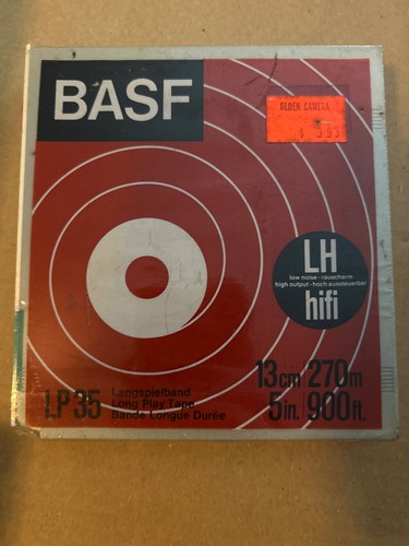BASF LP 35 LONG PLAY TAPE BRAND NEW SEALED 13 CM / 5 IN | eBay