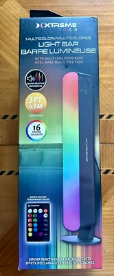 1 Ct Xtreme Tech Multicolor Sound Reactive LED Effects Light Bar Remote ...