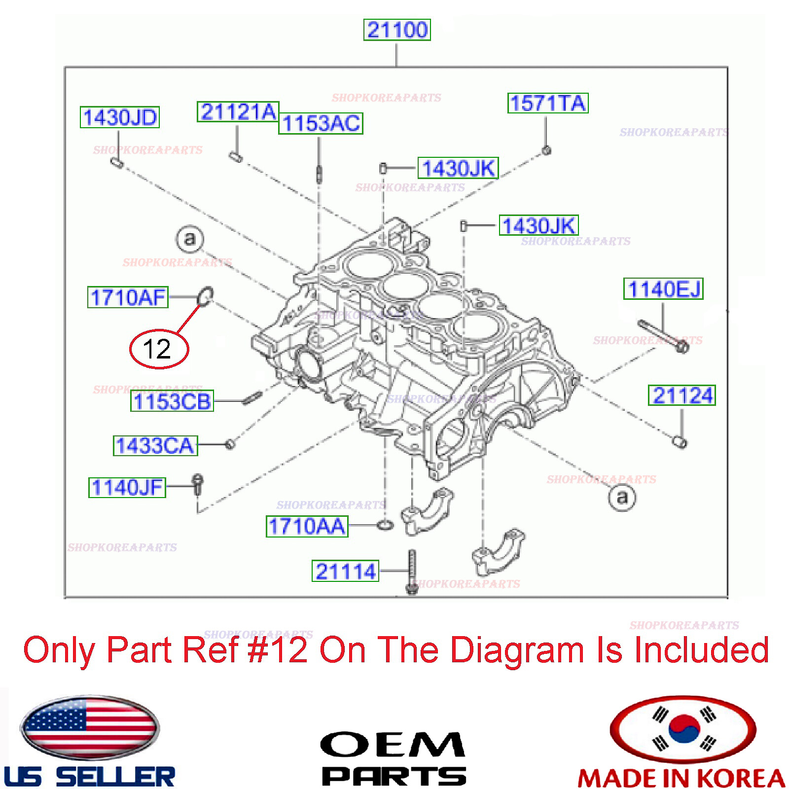 Hyundai 211422B000 Engine Timing Cover Gasket for sale online | eBay