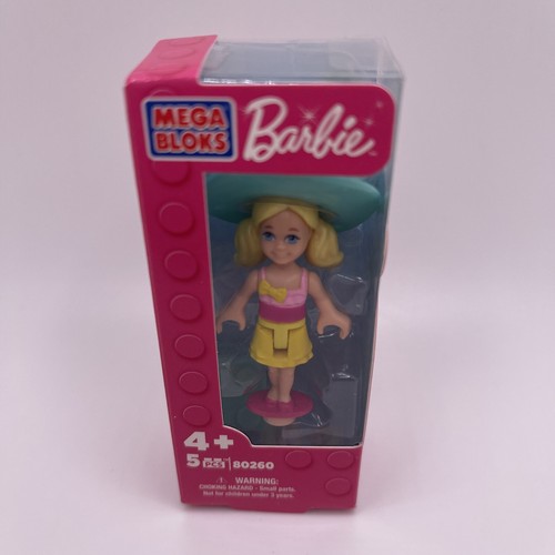 Mega Bloks Barbie Collectible Figure Doll Blok Girl Toy 80260 Miniature ...