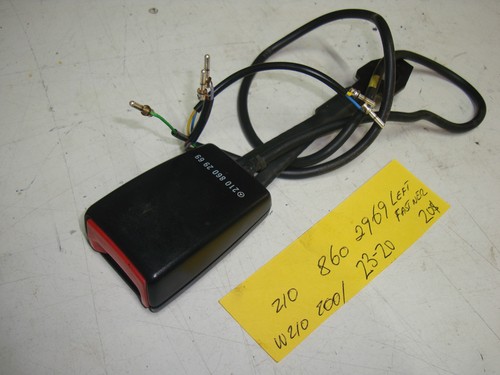 MercedesBenz W210 2001 E320 E430 left front seat belt buckle black 210 ...