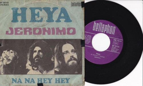 Jeronimo ‎-Heya / Na Na Hey Hey- 7" 45 Bellaphon ‎(BF 18145) | eBay