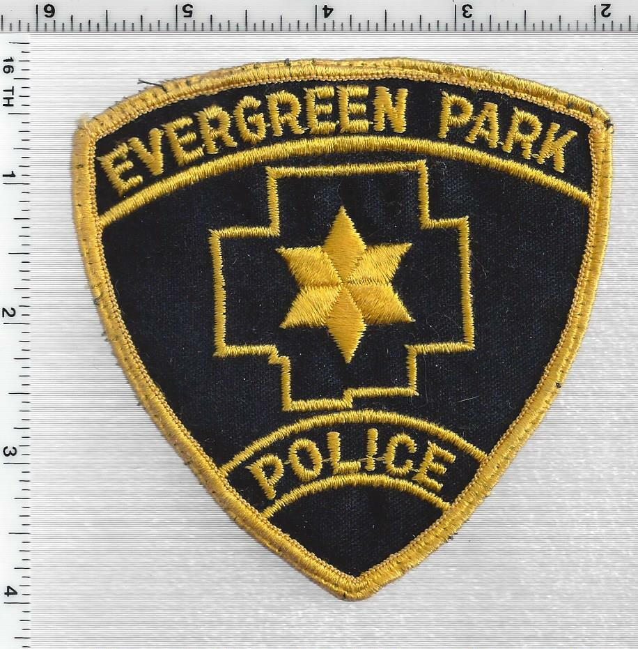 Evergreen Park Police (Illinois) 1st Issue Uniform Take-Off Shoulder ...
