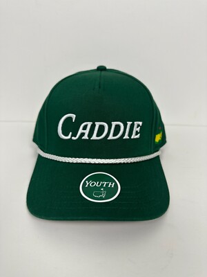 Masters CADDIE green Embroidered Rope Hat Augusta National Snapback New ...