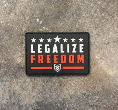 Legalize Freedom PVC Morale Patch | eBay