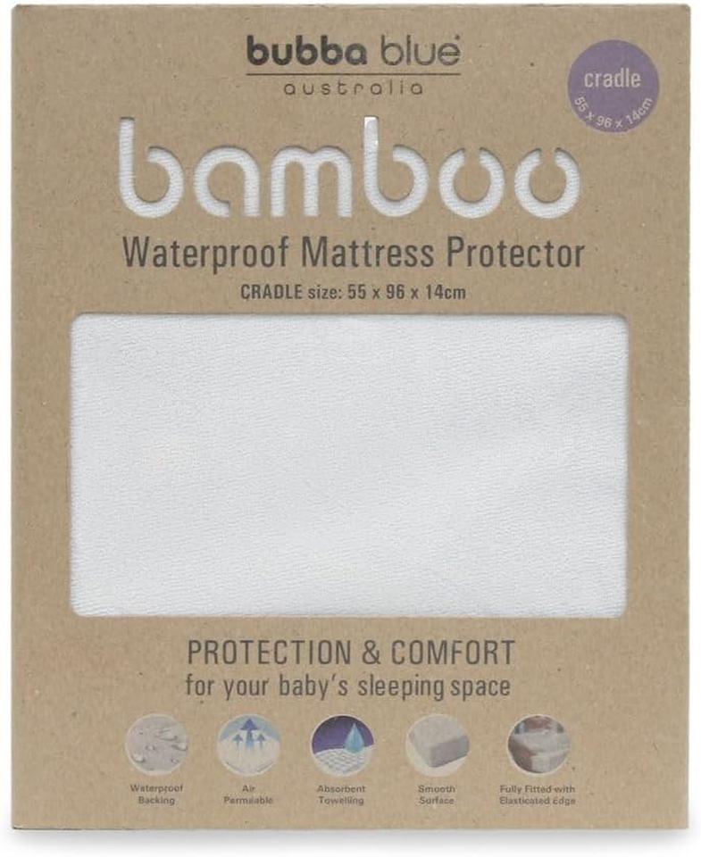 Bamboo Cradle Waterproof Mattress Protector Pad Bedding Cover Machine ...
