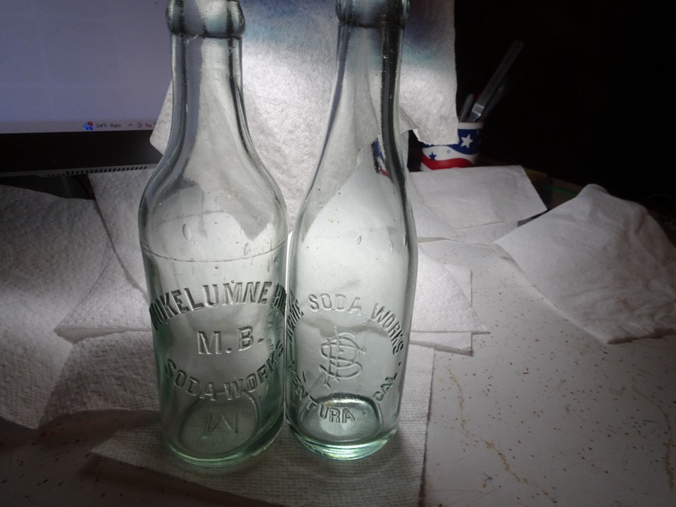 antique western Ventura,ca soda bottle,crown top,ACME SODA WORKS" tool ...