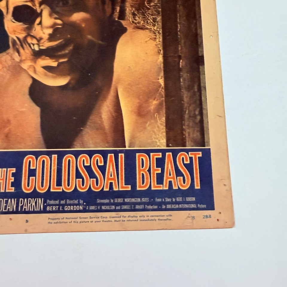 1958 War Of The Colossal Beast Original 11x14” Lobby Card #8 Cult ...