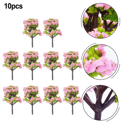 Alberi modello fiori rosa realistici realizzati con ottima fattura set ...