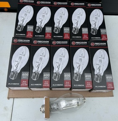💡 LOT OF 10 PRECISION LIGHTING METAL HALIDE BULBS 400W PLT-9486544 | eBay