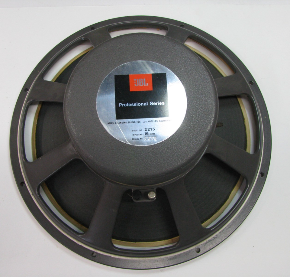 JBL 15" WOOFER #2215 "A" | eBay