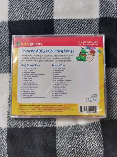 Baby Genius Favorite ABCs Counting Songs (2 Cds) Babygenius 5e Audio CD ...