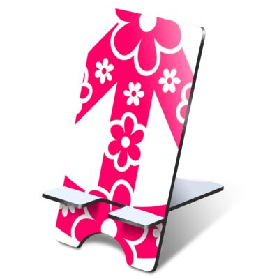 1x 3mm MDF Phone Stand Flowery Peace Symbol #4148 | eBay