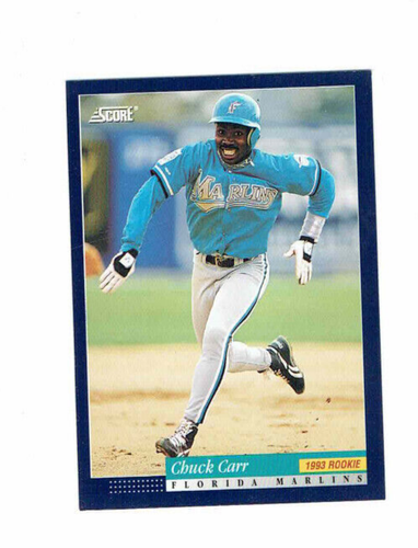 Chuck Carr Florida Marlins Rookie CF #512 Score 1992 #Baseball Card | eBay