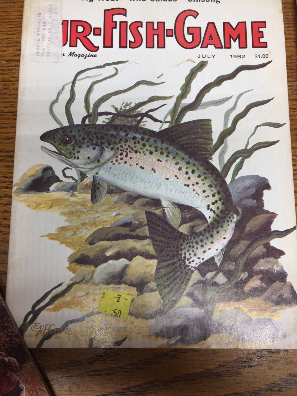 Lot of 3 Vintage Fur Fish Game magazines, July 1983, Nov 1982 ...