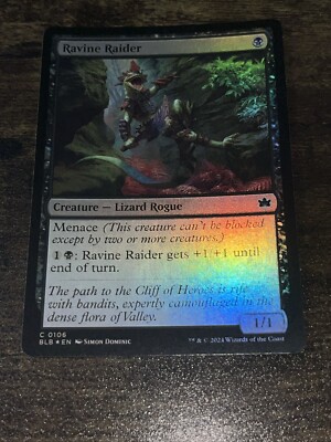 Ravine Raider 0106 Foil Bloomburrow BLB MTG Magic The Gathering S3264 ...