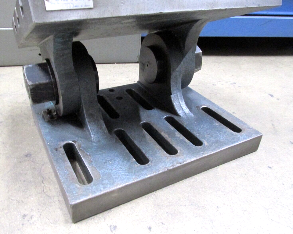 YUASA 12" x 10" 0 to 90 DEGREE TILTING T-SLOT TABLE - #550-433 | eBay