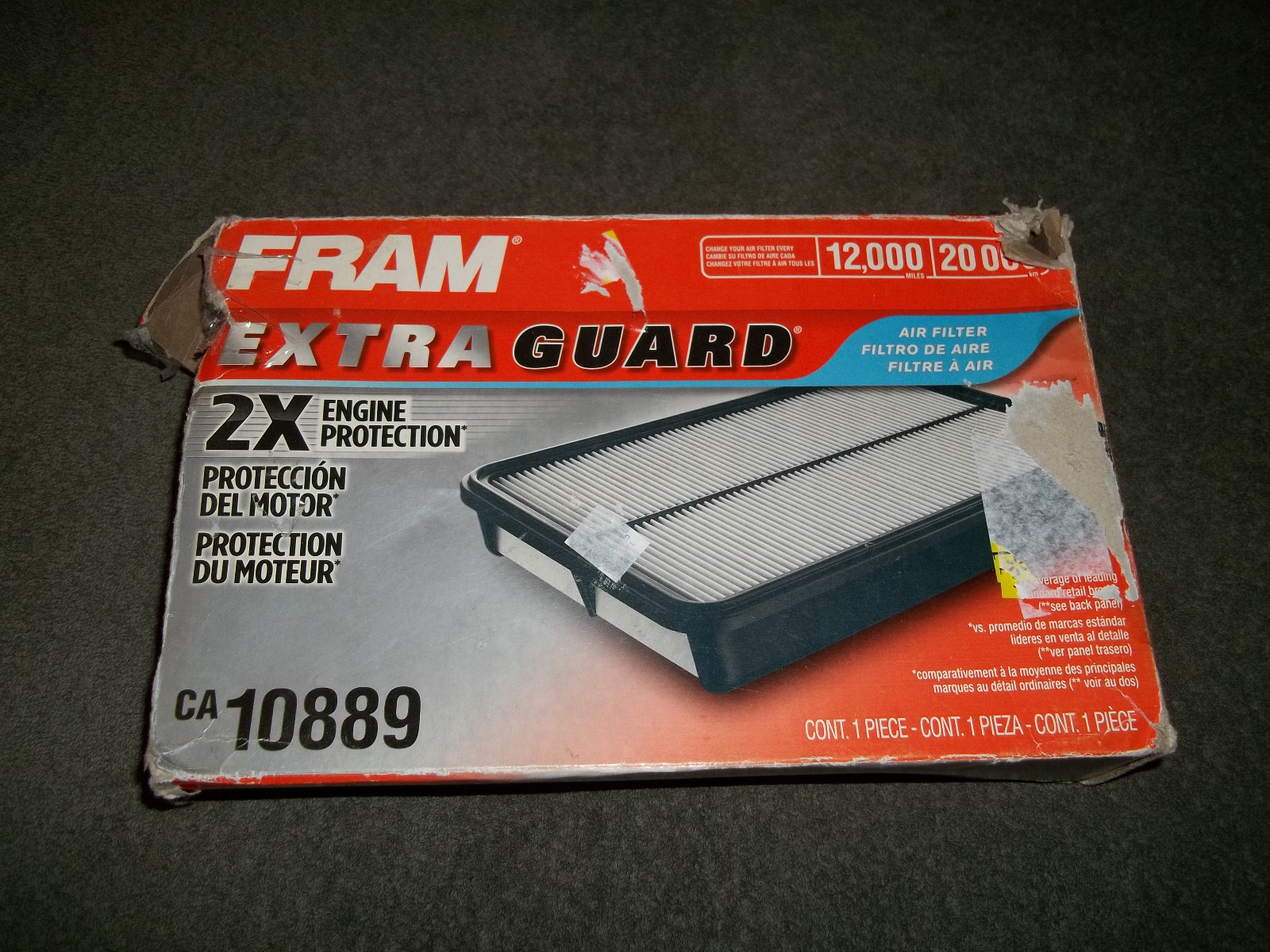 FRAM EXTRAGUARD Air Filter (CA 10889) | eBay