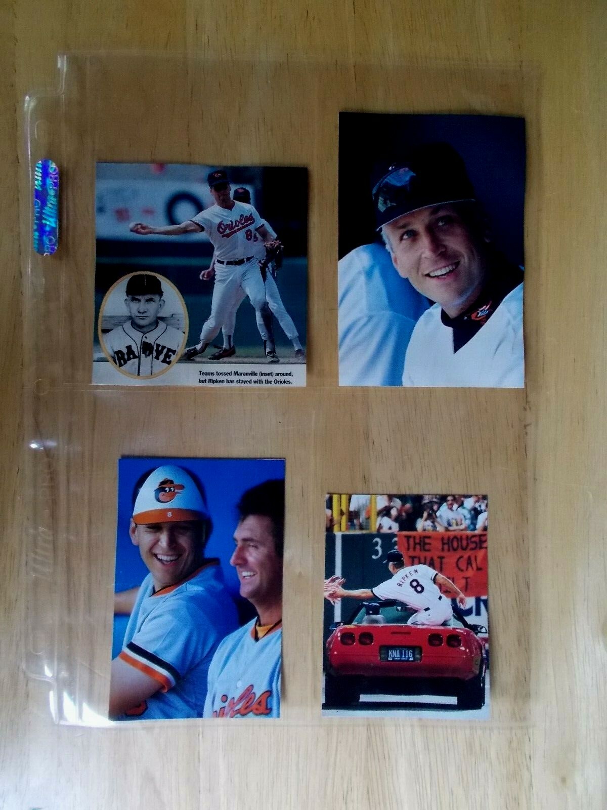 Cal Ripken 49 Cuts Box Mag Book Poster Insert Red Foley Sticker Item@$3 ...