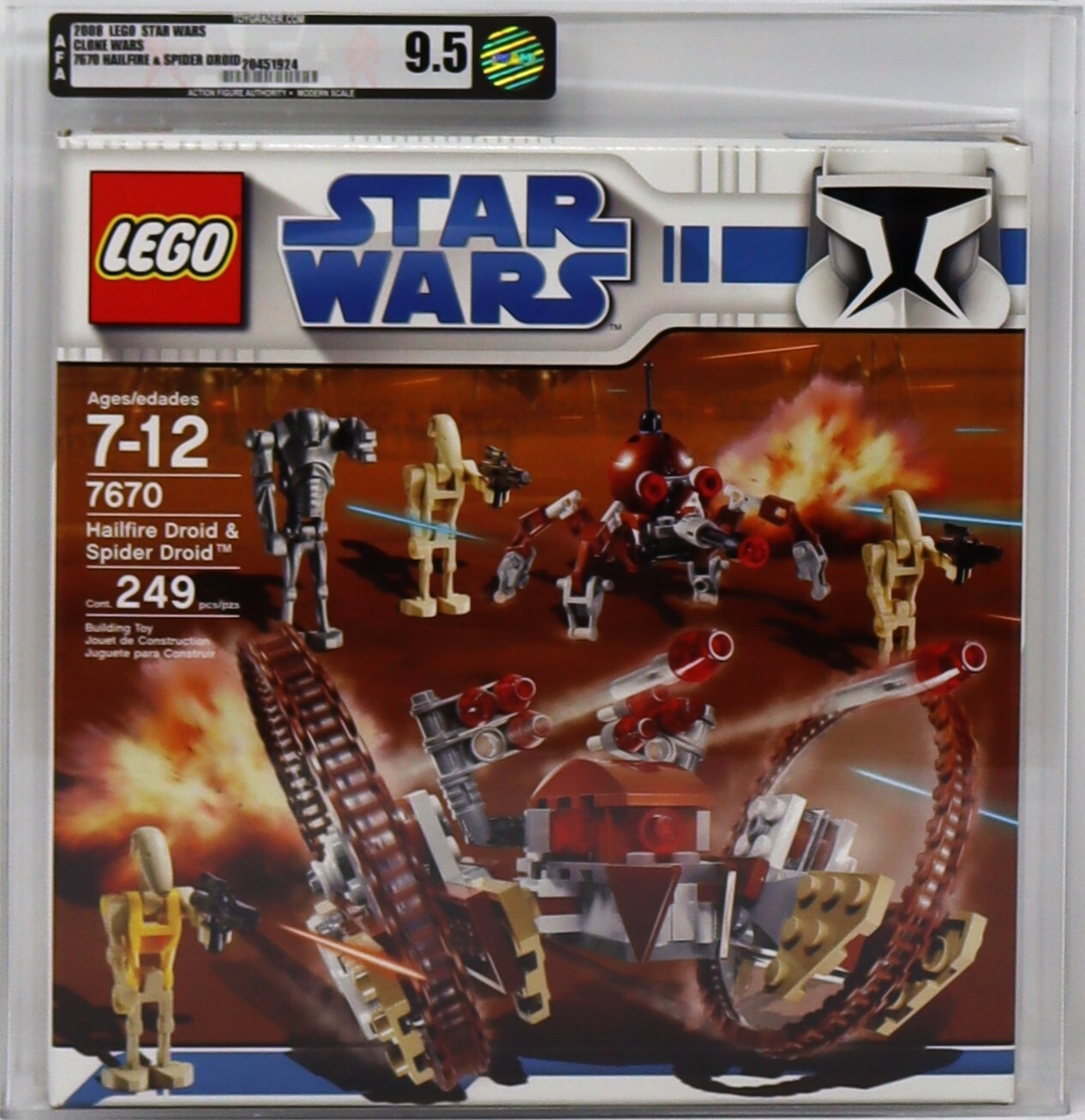 LEGO Star Wars Hailfire Droid & Spider Droid 7670 AFA Graded 9.5 | eBay
