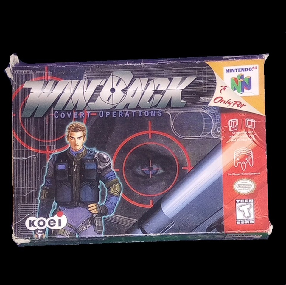 NIB*NINTENDO 64 WINBACK: COVERT OPERATION GAME w/INSTRUCTION BOOKLET | eBay